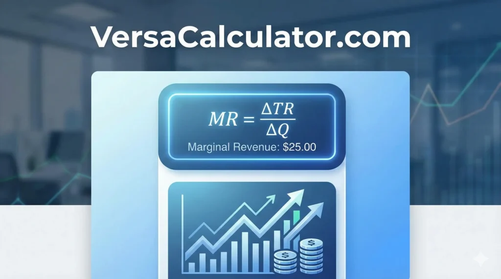Marginal Revenue Calculator | Versa Calculator